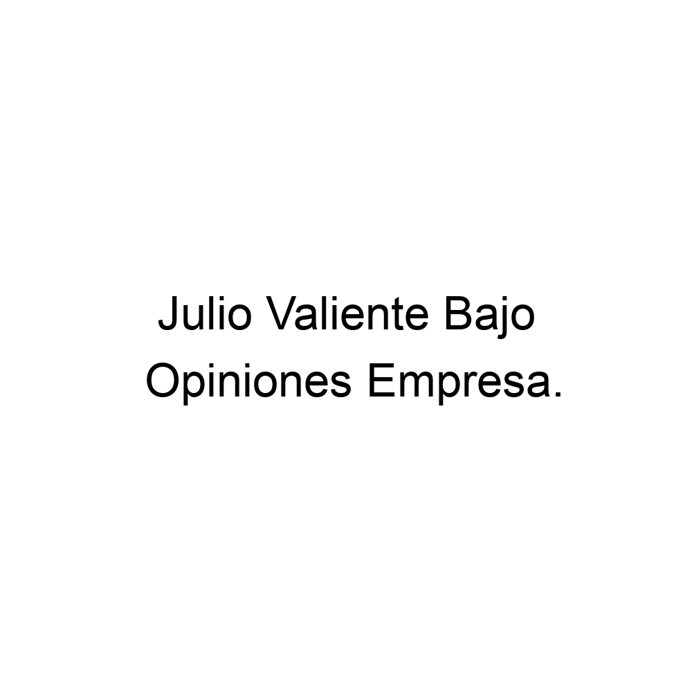 Opiniones Julio Valiente Bajo, San Sebastián 943277411